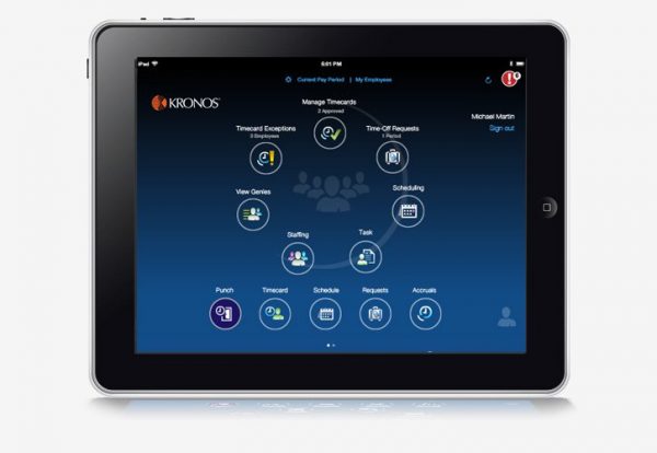 UKG Workforce Tablet